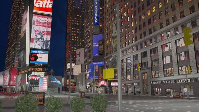 New york times square at day and night 3D Model in Cityscapes 3DExport