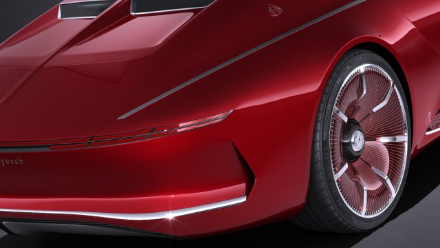 Mercedes-Benz vision maybach 6 concept 3D Model in Concept 3DExport