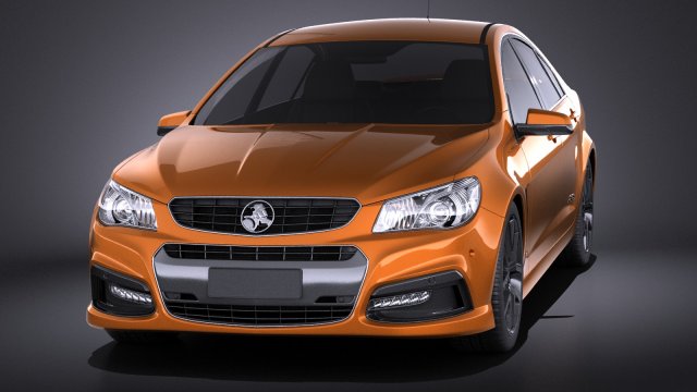 Holden vf commodore ssv 2014 vray 3D Model in Sedan 3DExport