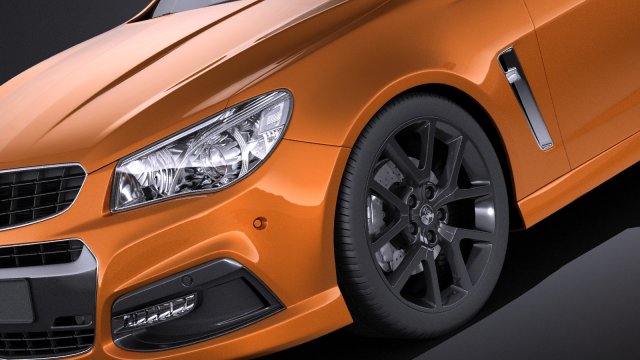 Holden vf commodore ssv 2014 vray 3D Model in Sedan 3DExport