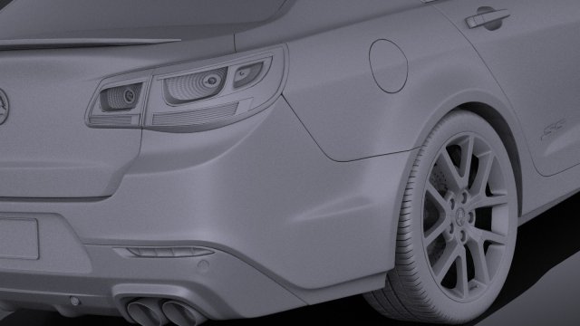 Holden vf commodore ssv 2014 vray 3D Model in Sedan 3DExport