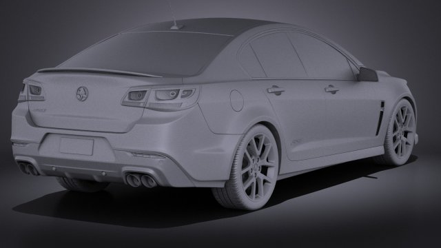 Holden vf commodore ssv 2014 vray 3D Model in Sedan 3DExport