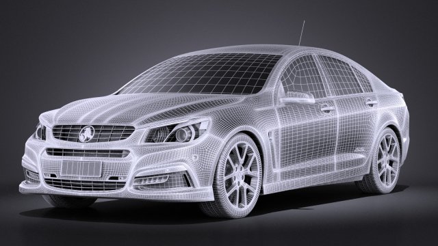 Holden vf commodore ssv 2014 vray 3D Model in Sedan 3DExport