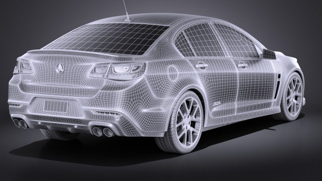 Holden vf commodore ssv 2014 vray 3D Model in Sedan 3DExport