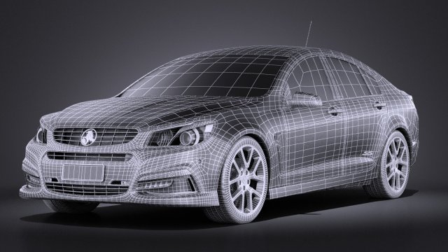 Holden vf commodore ssv 2014 vray 3D Model in Sedan 3DExport