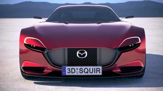 mazda rx-9 vision concept 3D Model in Sport Cars 3DExport