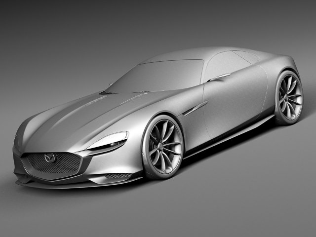 mazda rx-9 vision concept 3D Model in Sport Cars 3DExport