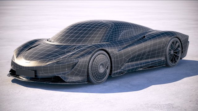 mclaren speedtail 2020 3D Model in Sport Cars 3DExport
