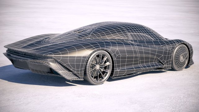 mclaren speedtail 2020 3D Model in Sport Cars 3DExport