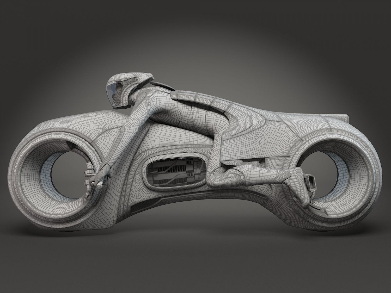 Tron Bike - Light Cycle 3D Model in Motorcycle 3DExport