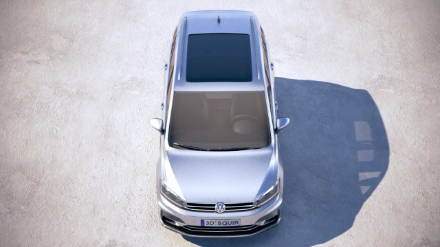 volkswagen touran r-line 2018 3D Model in Van and Minivan 3DExport