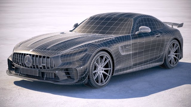Mercedes-Benz amg gt-r pro 2020 vray 3D Model in Sport Cars 3DExport