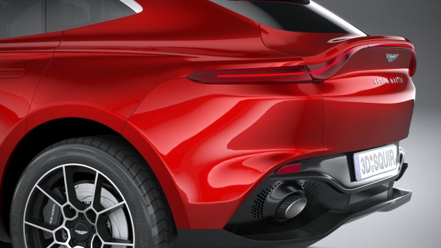 aston martin dbx 2021 3D Model in SUV 3DExport