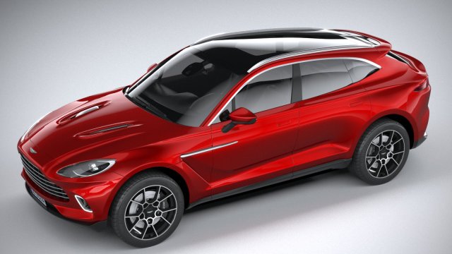 aston martin dbx 2021 3D Model in SUV 3DExport