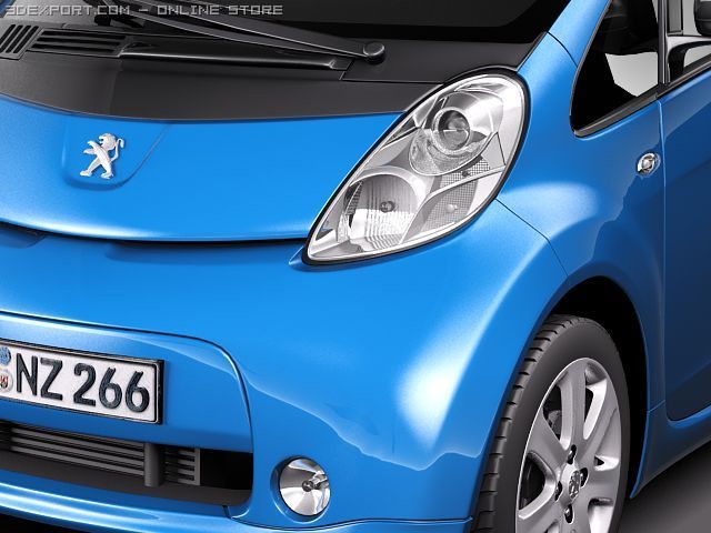 peugeot ion 3D Model in Compact Cars 3DExport