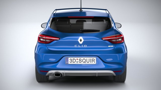 renault clio rs line 2020 3D Model in Compact Cars 3DExport