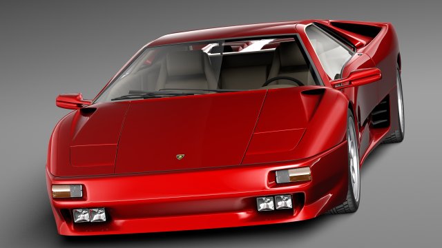 Diablo 1994 3D Model in Sport Cars 3DExport