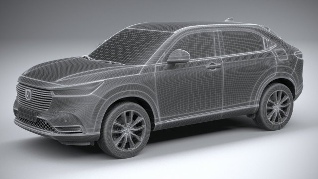 honda hr-v 2022 3D Model in SUV 3DExport