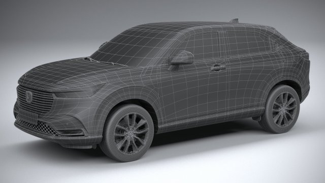honda hr-v 2022 3D Model in SUV 3DExport