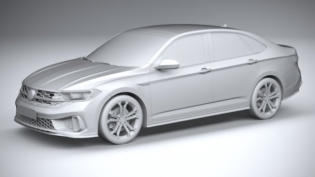volkswagen jetta gli 2022 3D Model in Sedan 3DExport