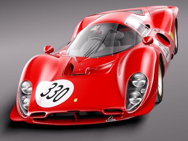 ferrari p330 p3 1966 3D Model in Racing 3DExport