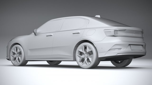 Polestar 2 2024 3D Model in Sedan 3DExport
