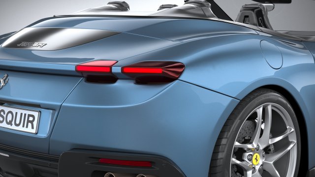 Ferrari Roma Spider 2024 3D Model in Sport Cars 3DExport