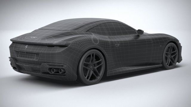 Ferrari Roma Spider 2024 3D Model in Sport Cars 3DExport