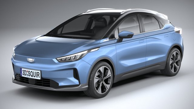 Geely Geometry C 2024 3D Model in SUV 3DExport