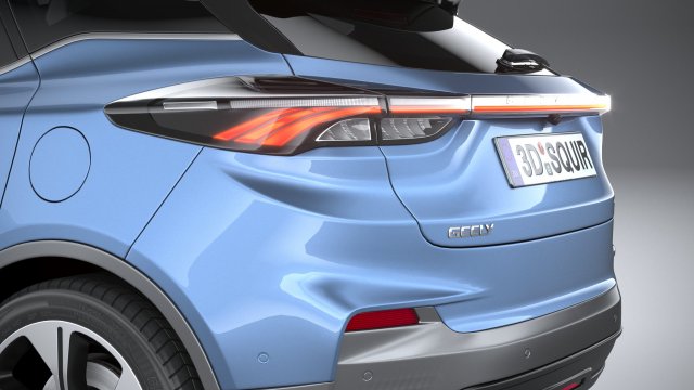 Geely Geometry C 2024 3D Model in SUV 3DExport