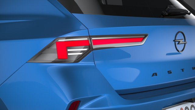 Opel Astra Electric 2023 3D Model in Compact Cars 3DExport