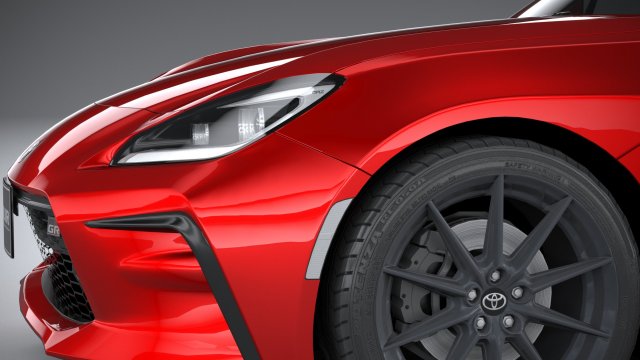 Toyota GR 86 2022 LowPoly 3D Model in Sport Cars 3DExport