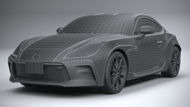 Toyota GR 86 2022 LowPoly 3D Model in Sport Cars 3DExport