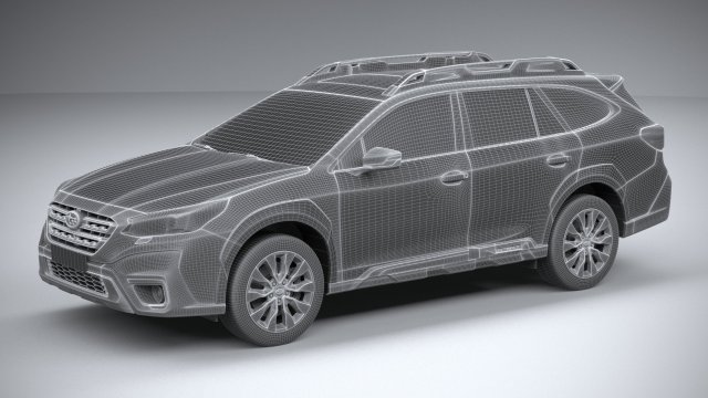 Subaru Outback Active 2024 3D Model in SUV 3DExport