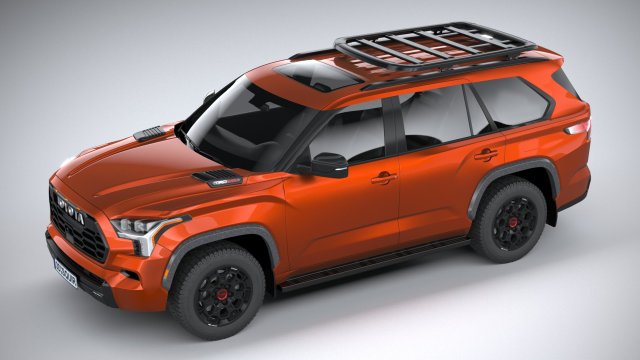 Toyota Sequoia TRD Pro 2024 3D Model in SUV 3DExport