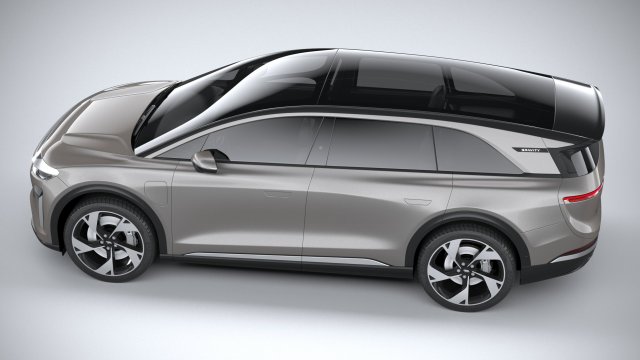 Lucid Gravity 2025 3D Model in SUV 3DExport