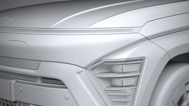 Hyundai Kona Electric N-Line 2024 3D Model in SUV 3DExport