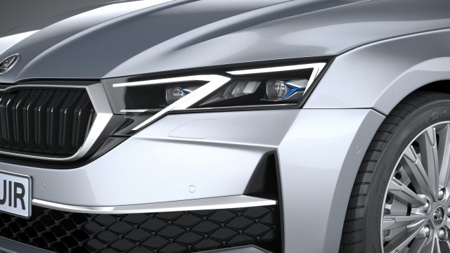Skoda Octavia 2025 Model 3D in Sedan 3DExport