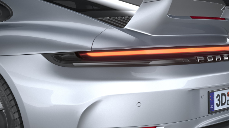 Porsche 911 Carrera Aerokit 2025 3D Model in Sport Cars 3DExport