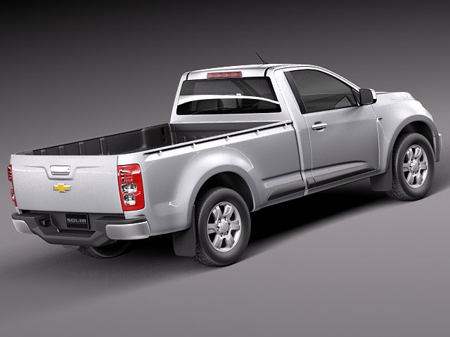 Chevrolet Colorado Regular Cab 2012 3D Model in SUV 3DExport