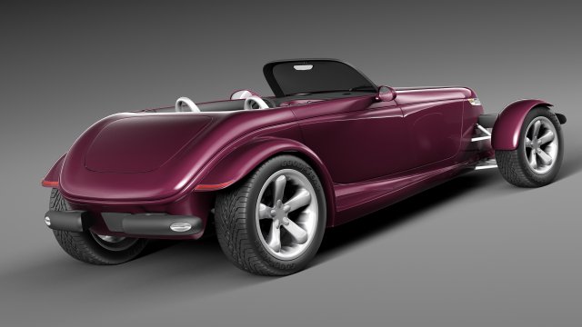Plymouth prowler concept 1993 3D Model in Concept 3DExport