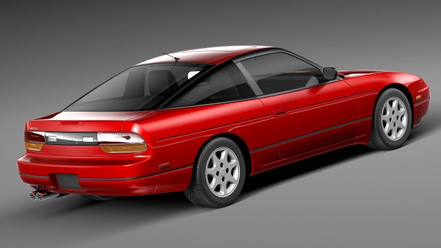 Nissan 240 sx silvia s13 1989-1994 3D Model in Sport Cars 3DExport