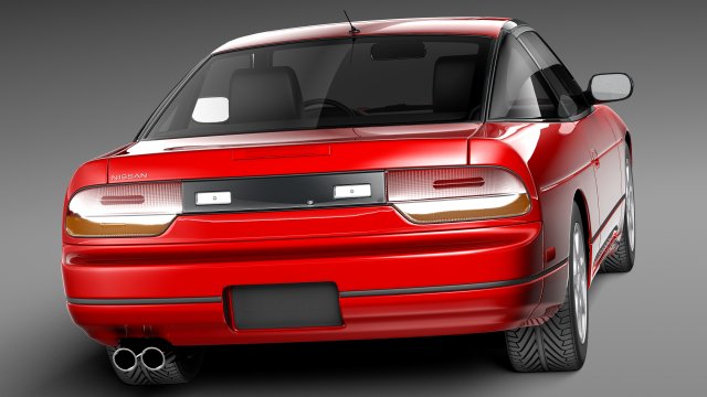 Nissan 240 sx silvia s13 1989-1994 3D Model in Sport Cars 3DExport