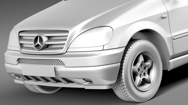 Mercedes-Benz M-class W163 1997-2005 3D Model in SUV 3DExport