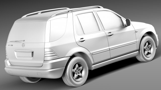 Mercedes-Benz M-class W163 1997-2005 3D Model in SUV 3DExport
