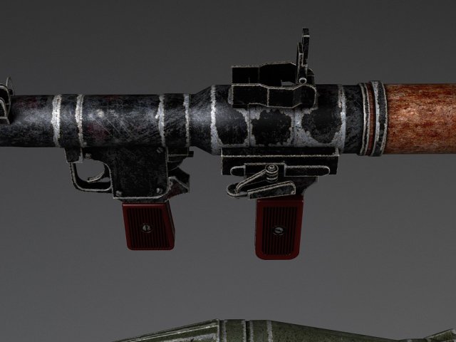 rpg7 bazooka 3D Model in Grenade Launchers 3DExport