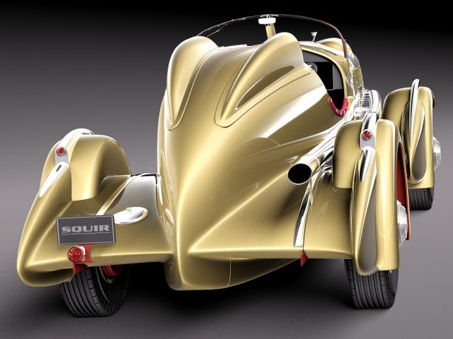 duesenberg sj special mormon meteor 1935 3D Model in Classic Cars 3DExport