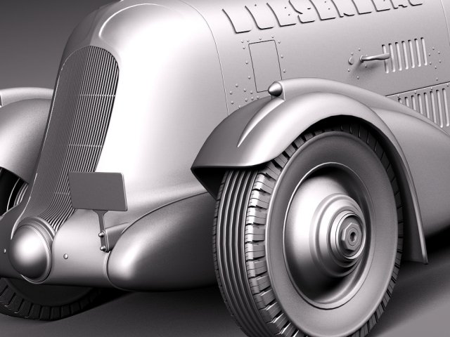 duesenberg sj special mormon meteor 1935 3D Model in Classic Cars 3DExport