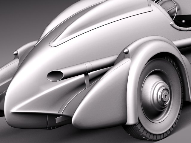 duesenberg sj special mormon meteor 1935 3D Model in Classic Cars 3DExport