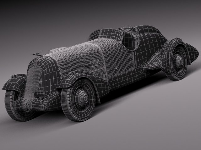 duesenberg sj special mormon meteor 1935 3D Model in Classic Cars 3DExport